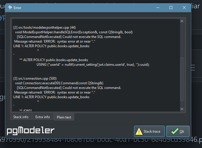 update policy not work because work syntax (version 1.0.1) · Issue ...
