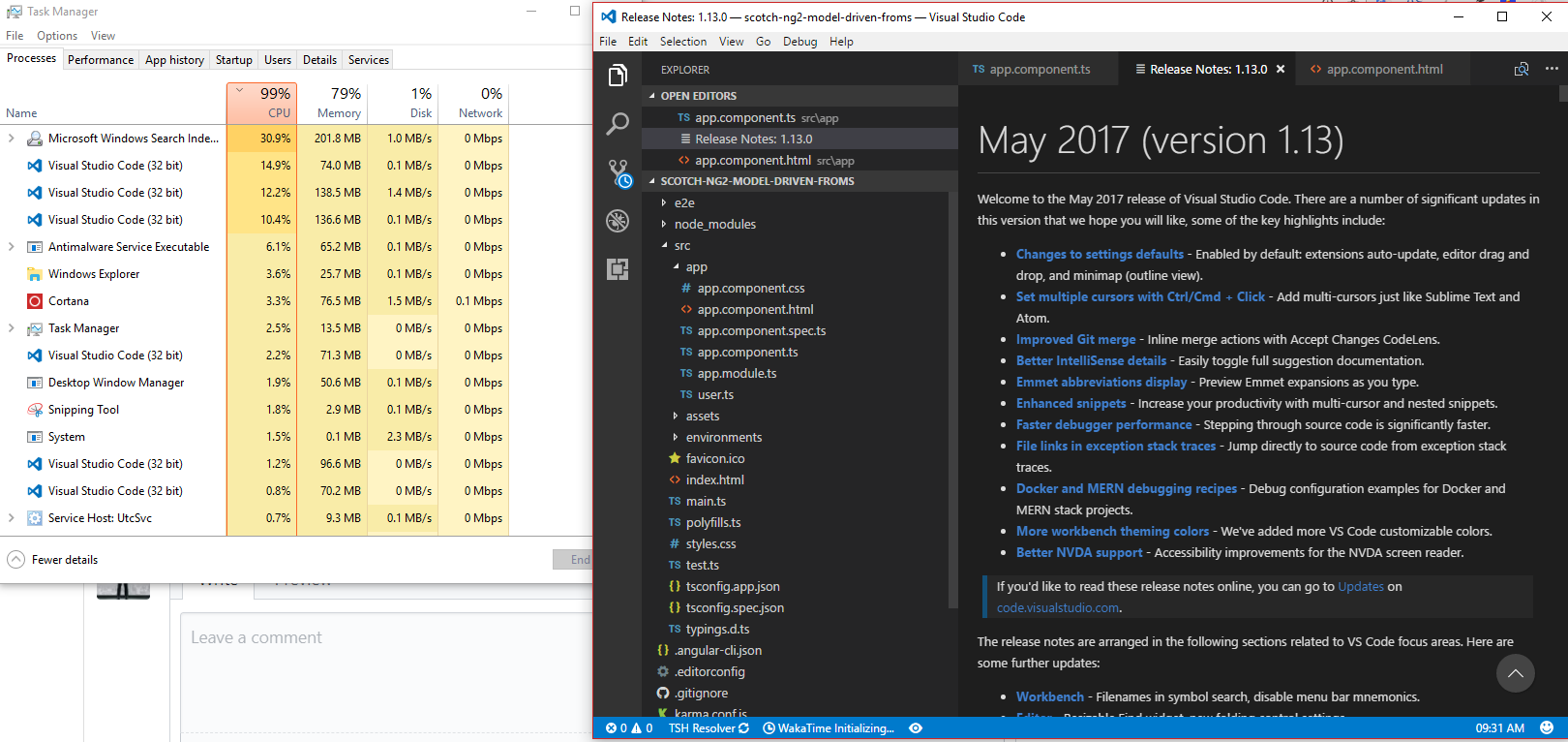 Vscode Load 99 Cpu · Issue 28480 · Microsoftvscode · Github 4490