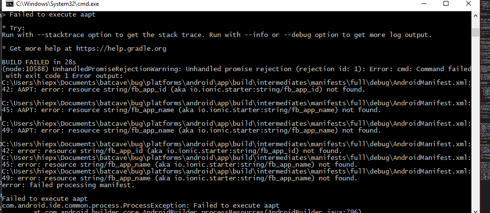Error Run Android · Issue 1479 · Angularangularfire · Github