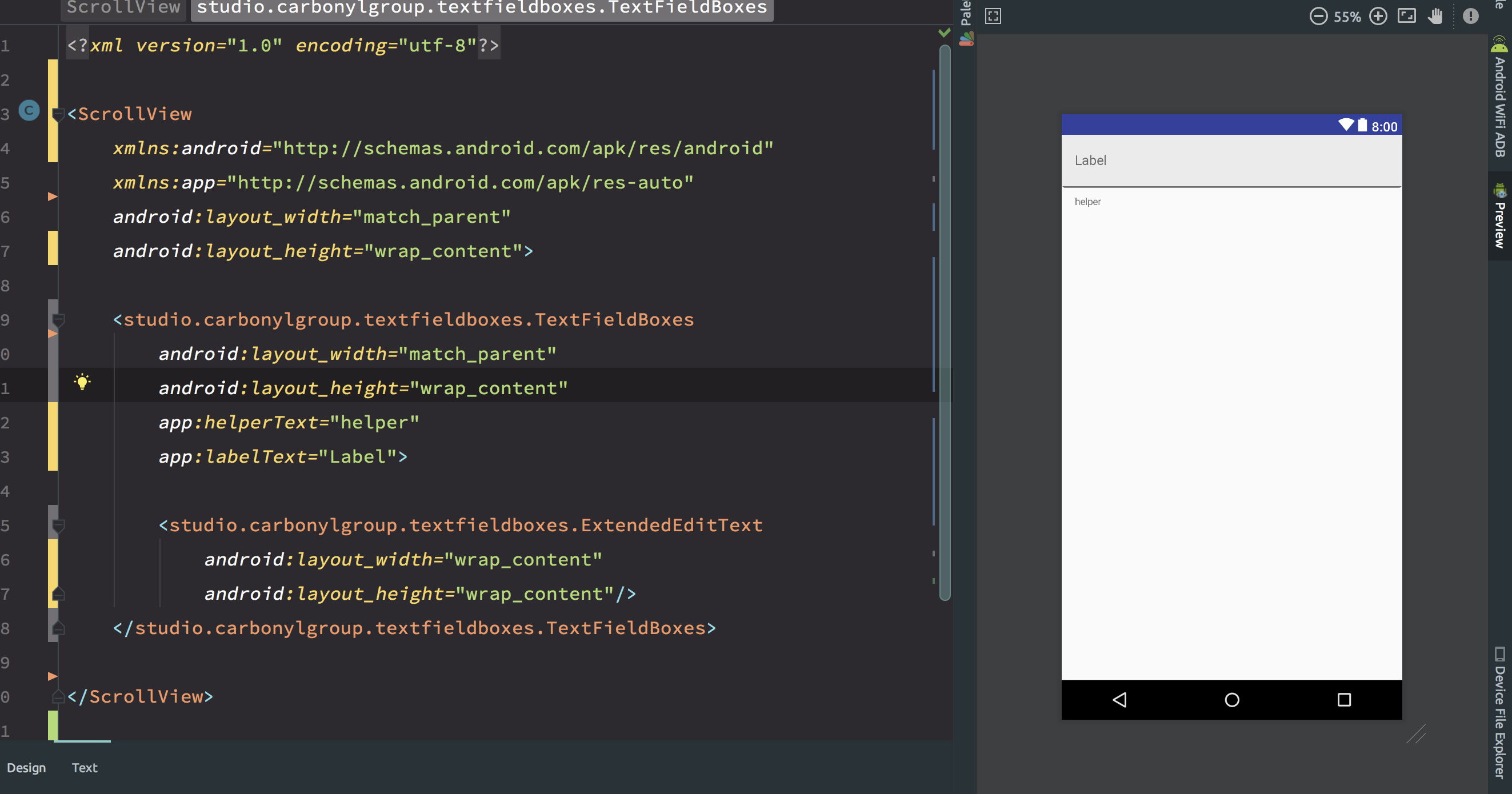 Helper is misplaced when embedded in a ScrollView · Issue #54 · HITGIF/TextFieldBoxes · GitHub