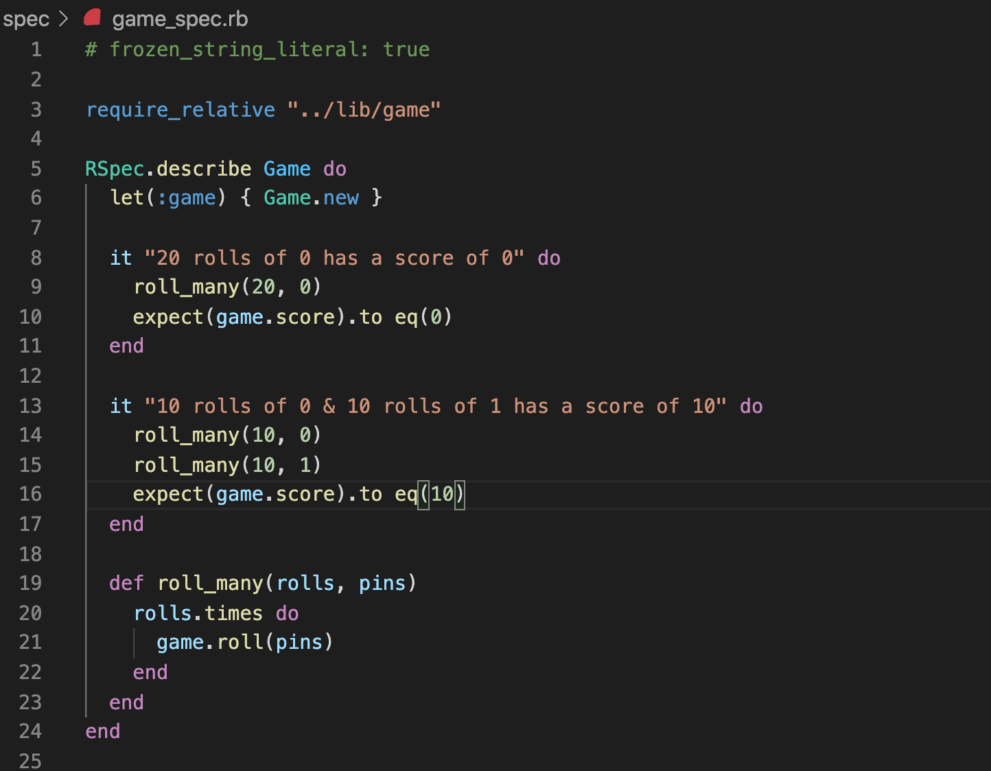GitHub - 0mj/ruby-bowling-kata: code kata