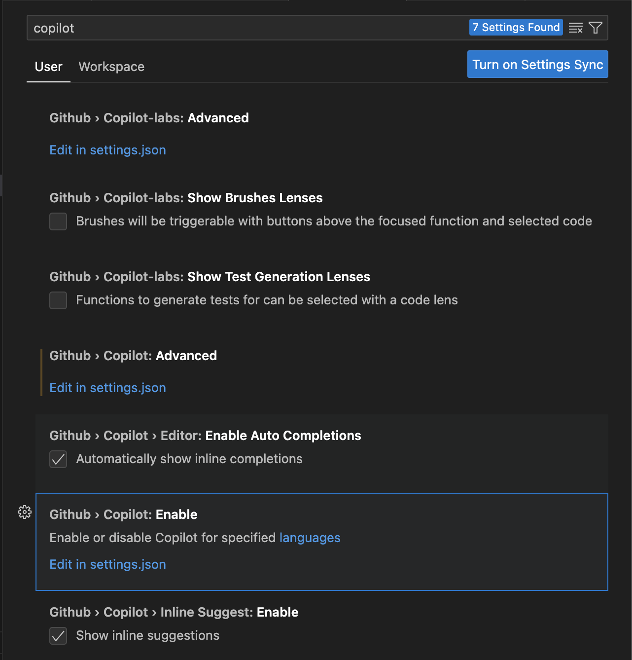 Improve Copilot Setting Discoverability · Issue 184512 · Microsoftvscode · Github 