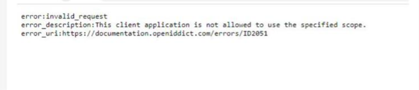 this client application is not allowed to use the specified scope · Issue #15769 · abpframework ...