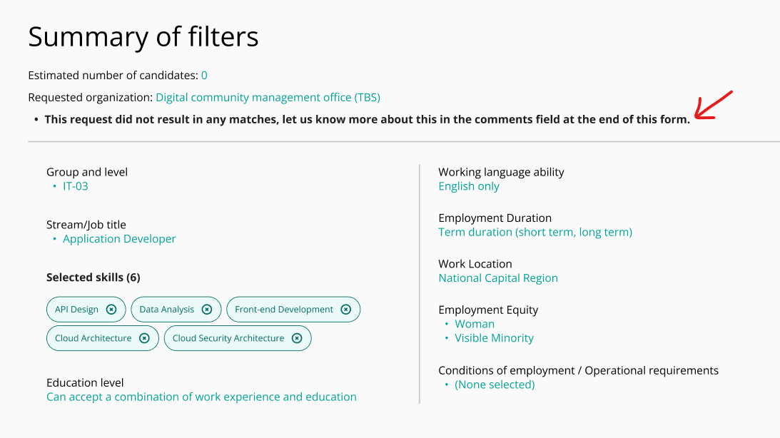 (Search page) Submit empty requests · Issue #5459 · GCTC-NTGC/gc-digital-talent · GitHub