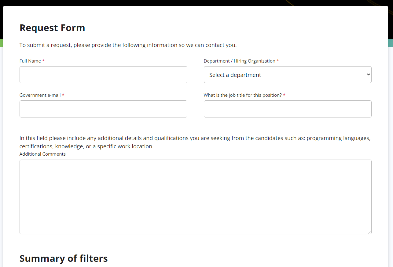 Add Job title field (for manager) move Job title field (for request) · Issue #7232 · GCTC-NTGC ...