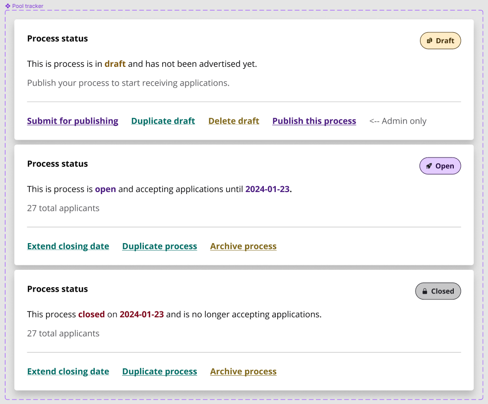 "Pool information" page redesign to "Process information" · Issue #7913 · GCTC-NTGC/gc-digital ...