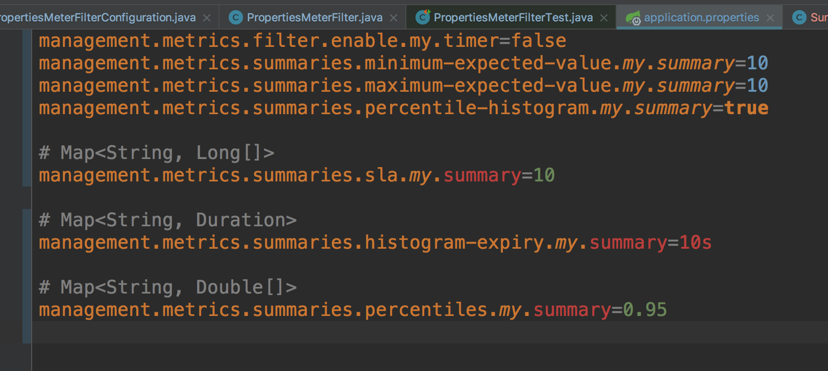 Property-based MeterFilters restructuring · Issue #366 · micrometer-metrics/micrometer · GitHub