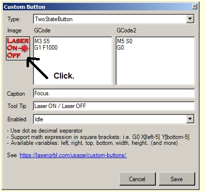 Custom Button Icons · arkypita LaserGRBL · Discussion #1093 · GitHub