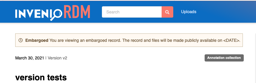 landing-page: implement public/restricted visibility on landing page for record and files ...
