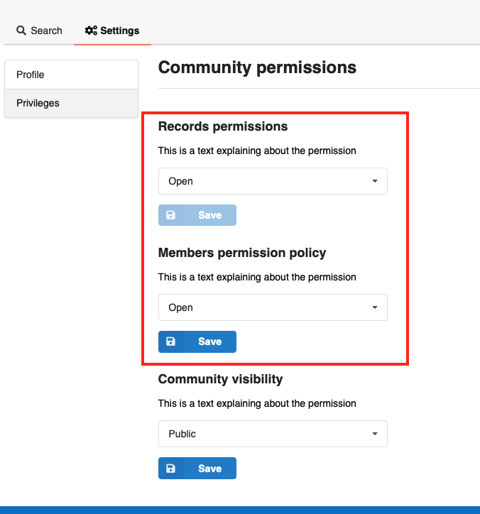 ux: hide unused features · Issue #284 · inveniosoftware/invenio-communities · GitHub