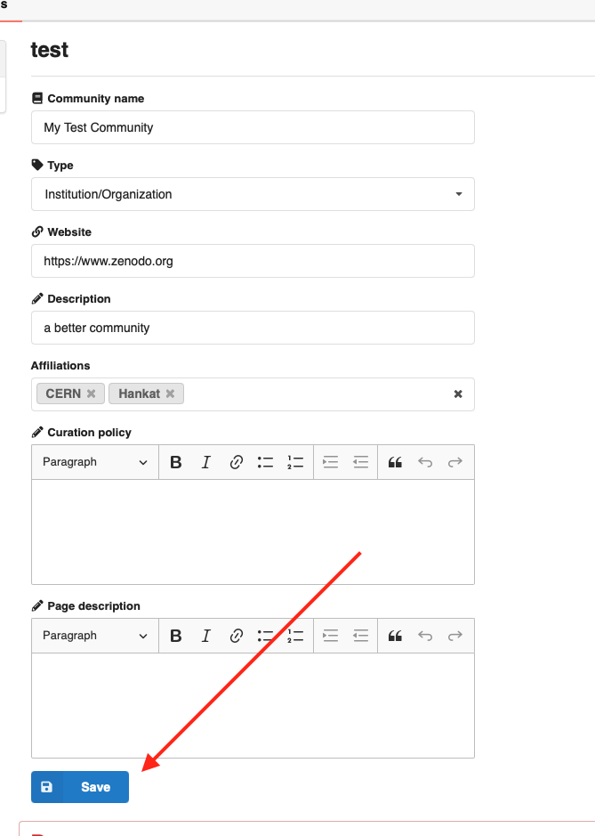 ux: save buttons missing visual feedback on success/failure · Issue #282 · inveniosoftware ...