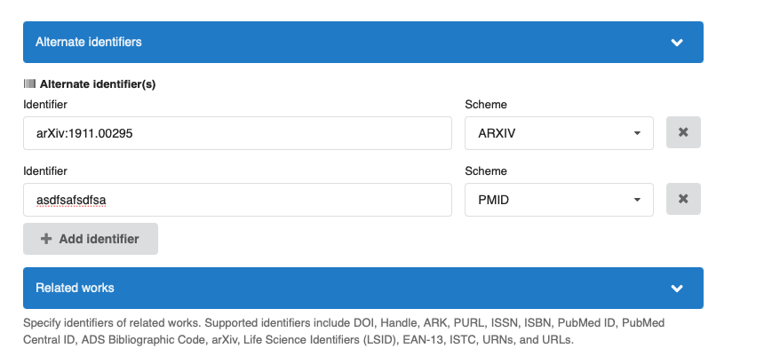 Deposit Form Alternate Identifier Field Not Recognised In Errors · Issue 961 · Inveniosoftware