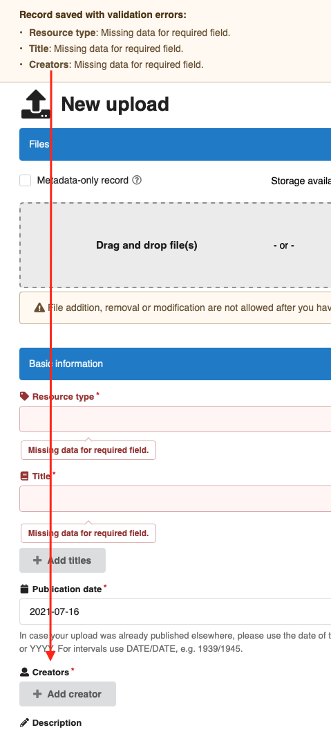 deposit form: creators not marked red when it has errors · Issue #963 · inveniosoftware/invenio ...