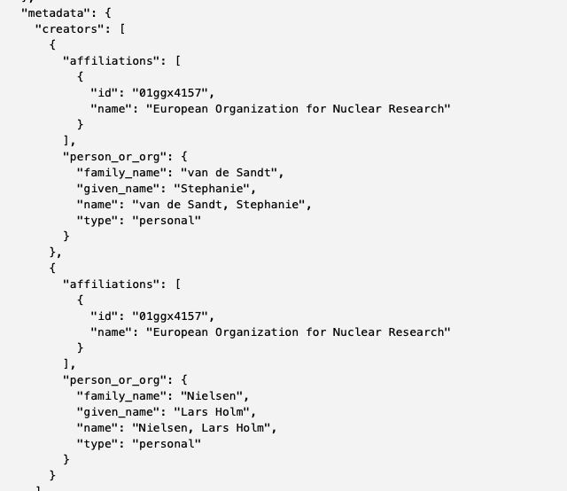 datacite xml: affiliations missing · Issue #967 · inveniosoftware/invenio-app-rdm · GitHub
