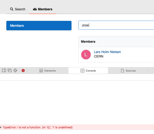 UI: Member search does not search · Issue #585 · inveniosoftware/invenio-communities · GitHub