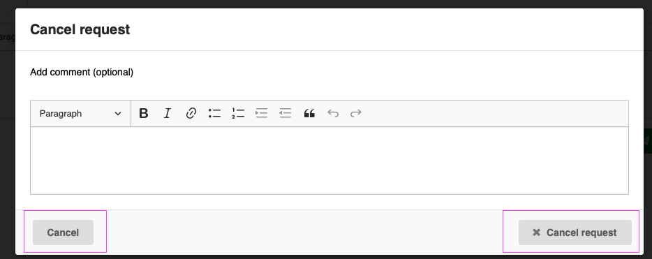 Request action box cannot be closed with keyboard · Issue #1647 · inveniosoftware/invenio-app ...