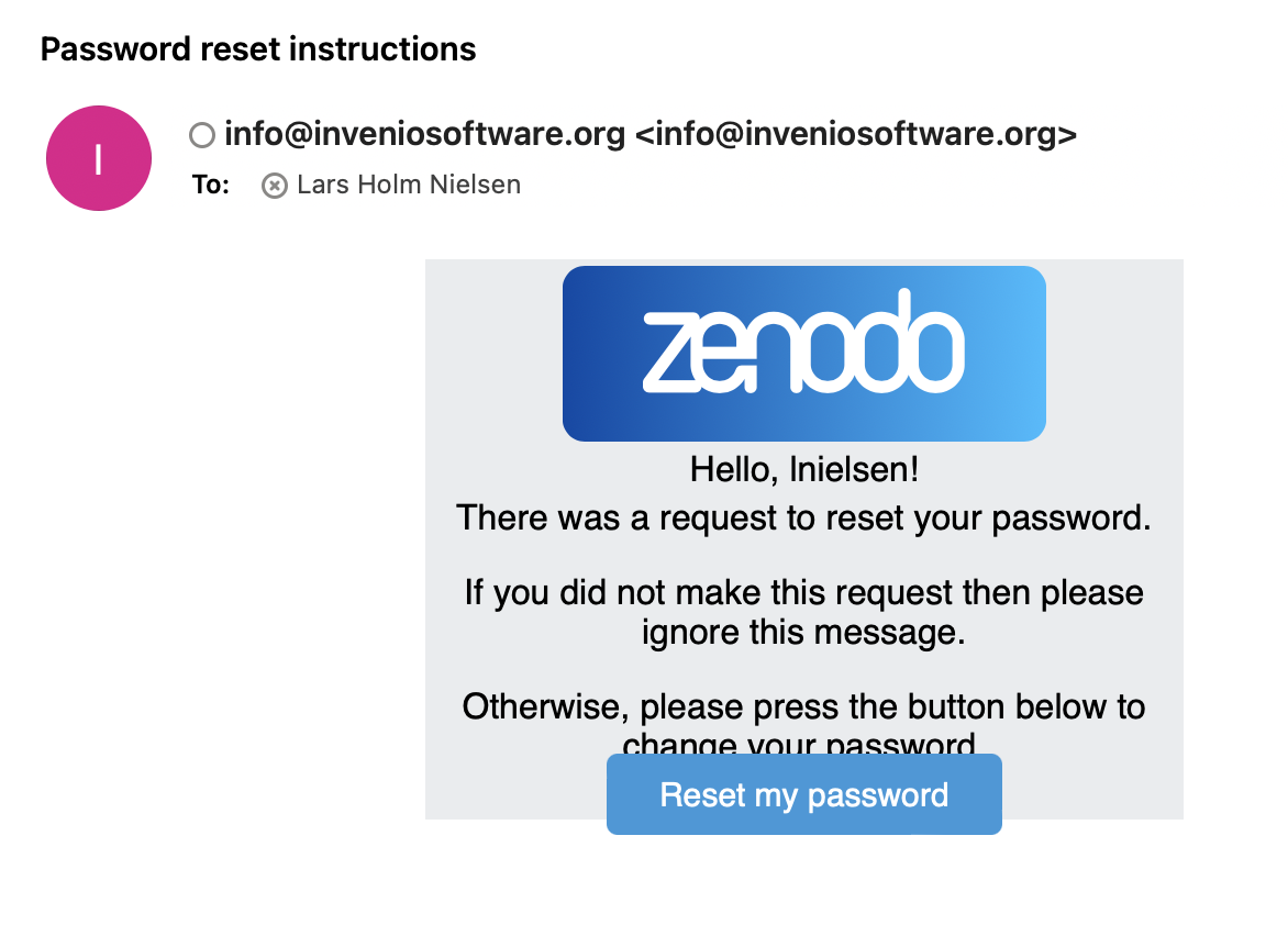 Email formatting · Issue #214 · zenodo/zenodo-rdm · GitHub
