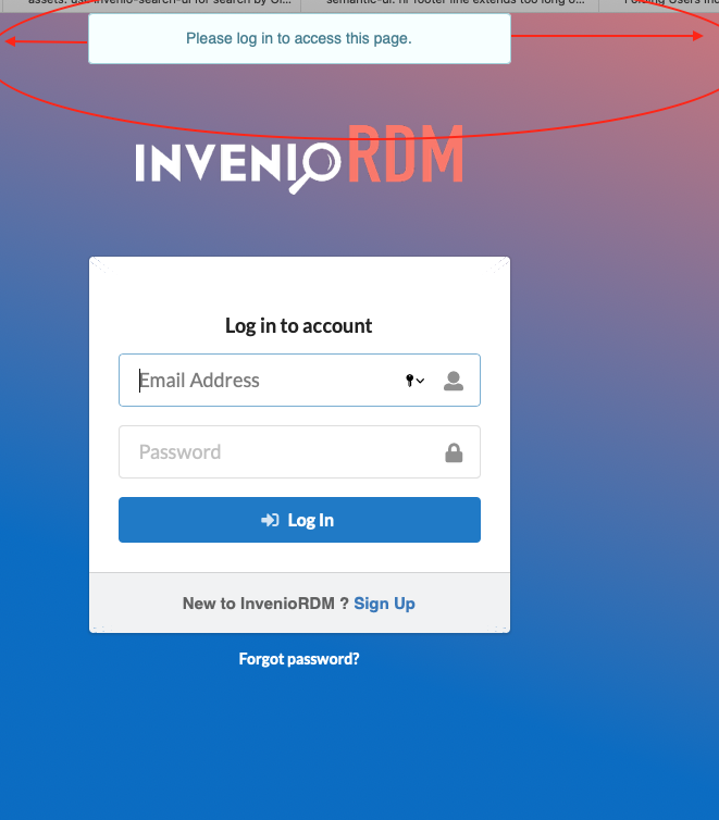 semantic-ui: flash message on login should be edge to edge · Issue #143 · inveniosoftware ...