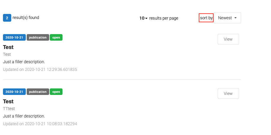 search result page: remove "sort by" label from sort options · Issue #331 · inveniosoftware ...