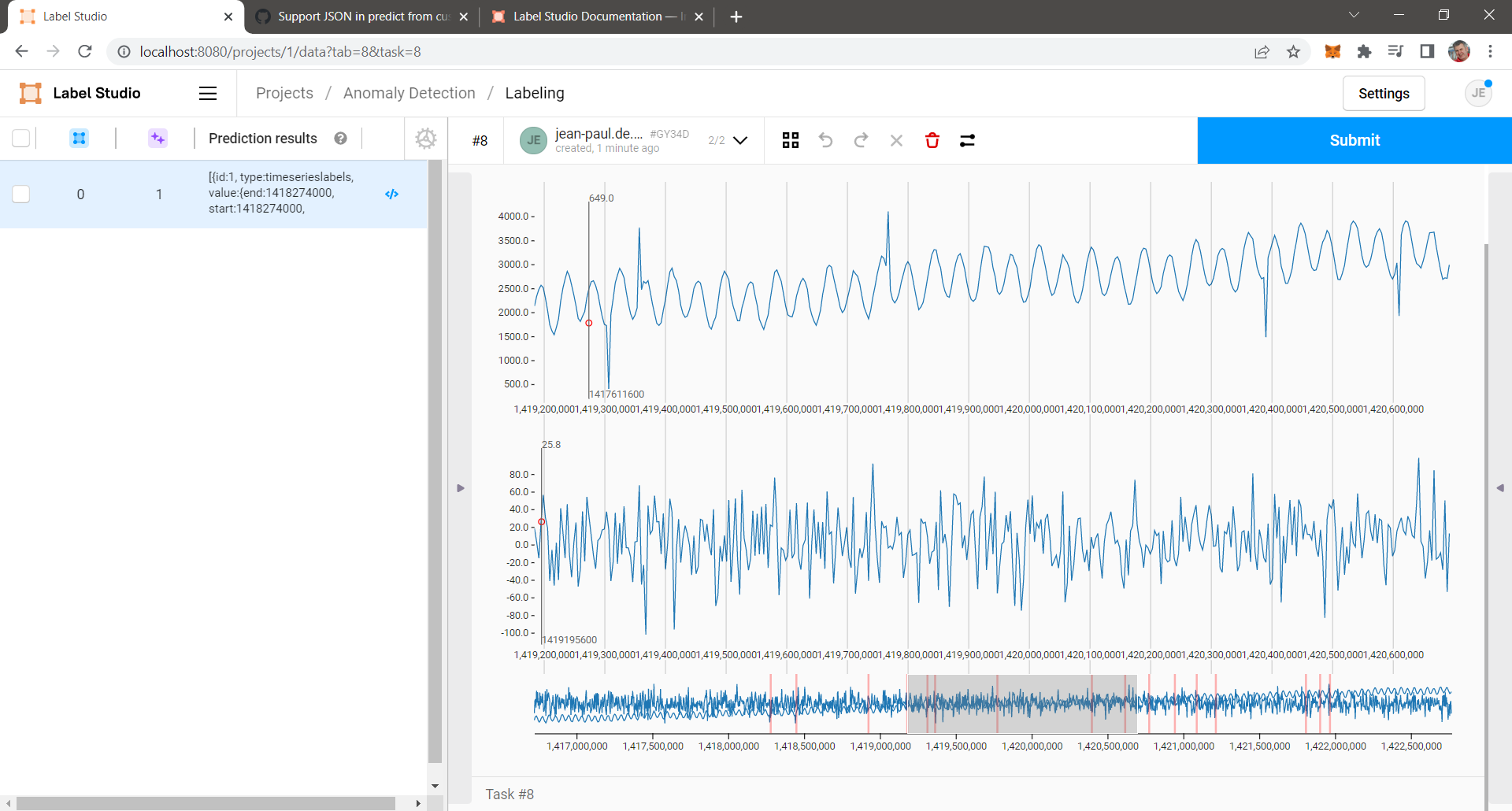 Support JSON in predict from custom B/E · Issue #4043 · HumanSignal/label-studio · GitHub