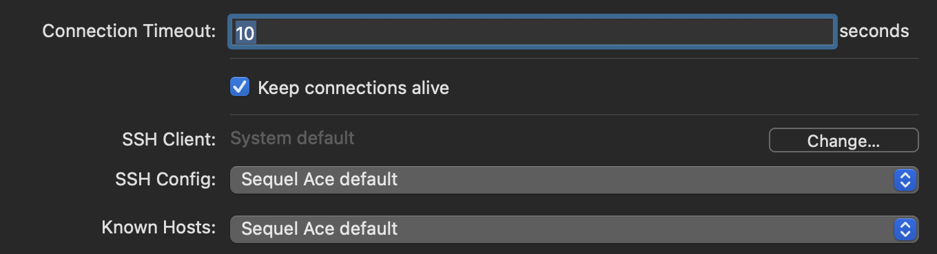 Sequel Ace using false ssh key · Issue #1309 · Sequel-Ace/Sequel-Ace · GitHub