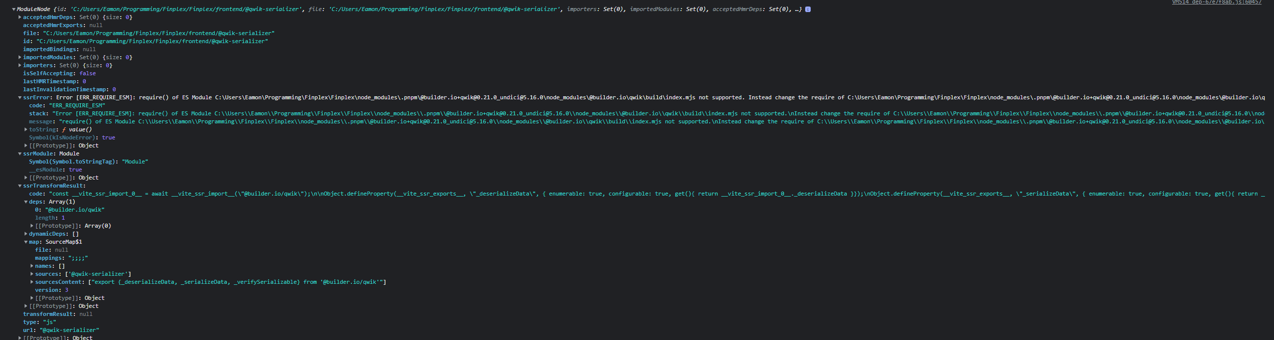 [🐞] Dev mode failing since v0.20.0 · Issue #3321 · QwikDev/qwik · GitHub