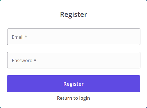 Add a link to return to login from the register page · Issue #666 ...