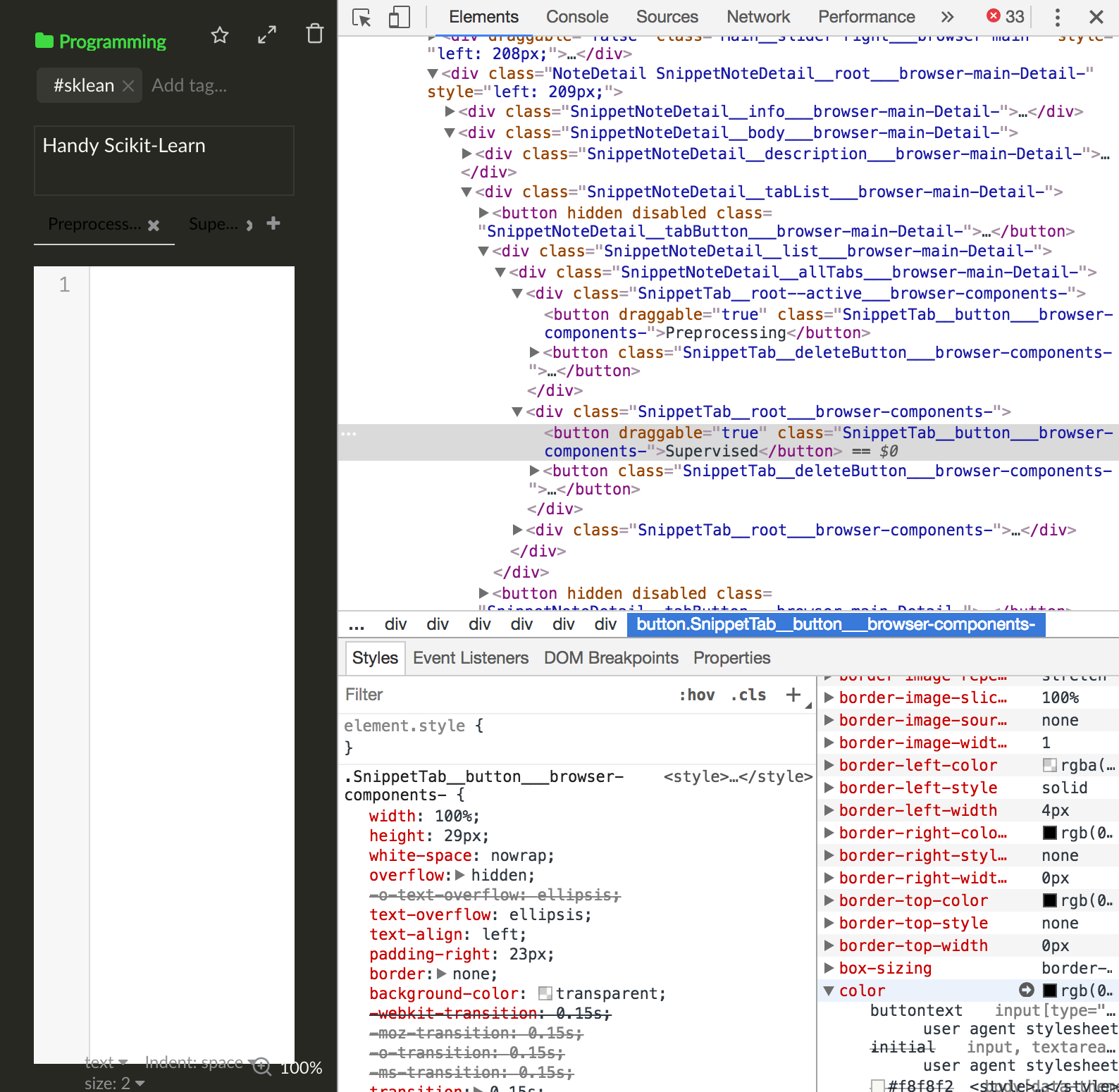 Theme Monokai: Some Text UI elements barely visible · Issue #2069 · BoostIO/BoostNote-Legacy ...
