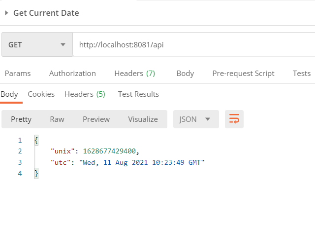 GitHub Achiv Timestamp API