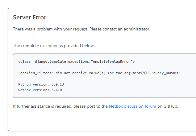 Netbox 3.3 support · Issue #27 · iDebugAll/phonebox_plugin · GitHub