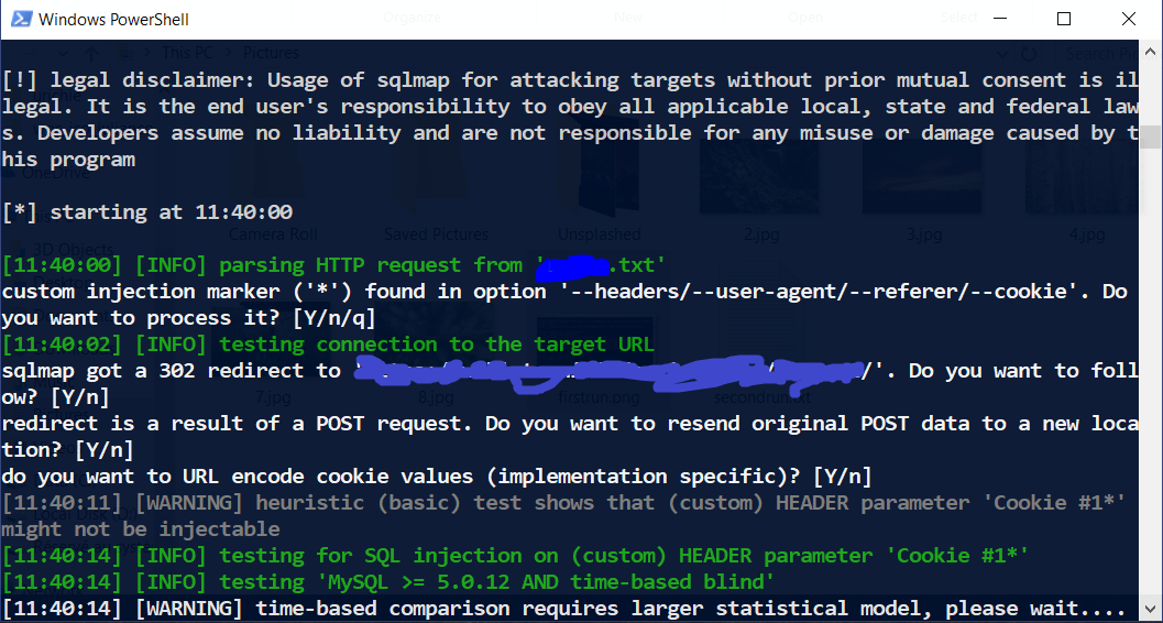 Injections Not Being Saved · Issue #3095 · sqlmapproject/sqlmap · GitHub