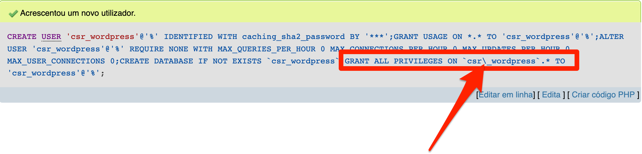 GRANT ALL PRIVILEGES doesn't work with "_" in database name · Issue #17754 · phpmyadmin ...