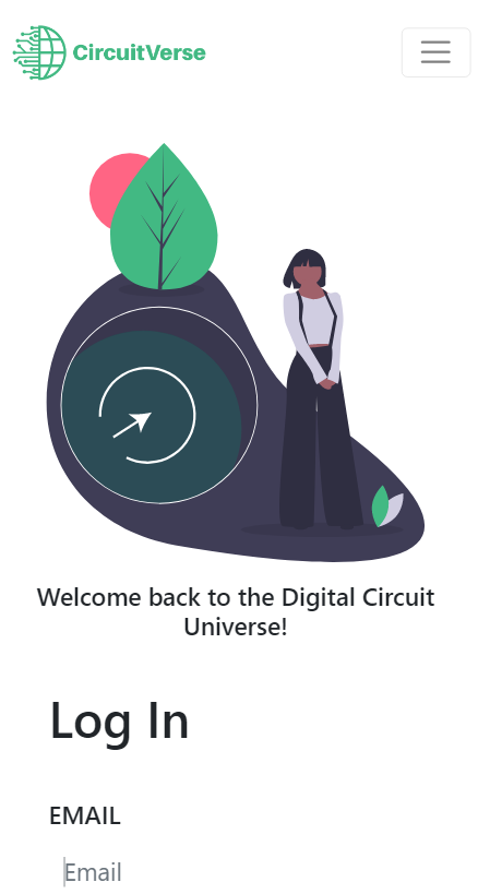 No illustration for mobile view in Login & Sign-Up [New UX] · Issue ...