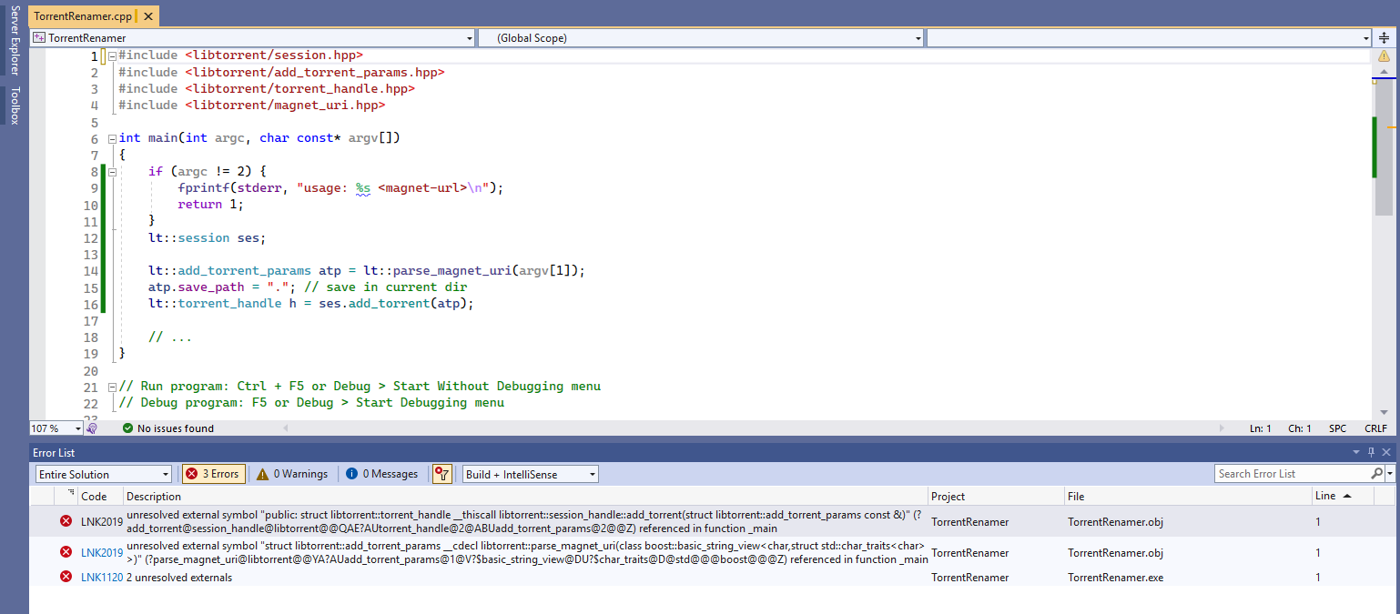 Unresolved External Symbol When Installed From Vcpkg · Issue 7297 