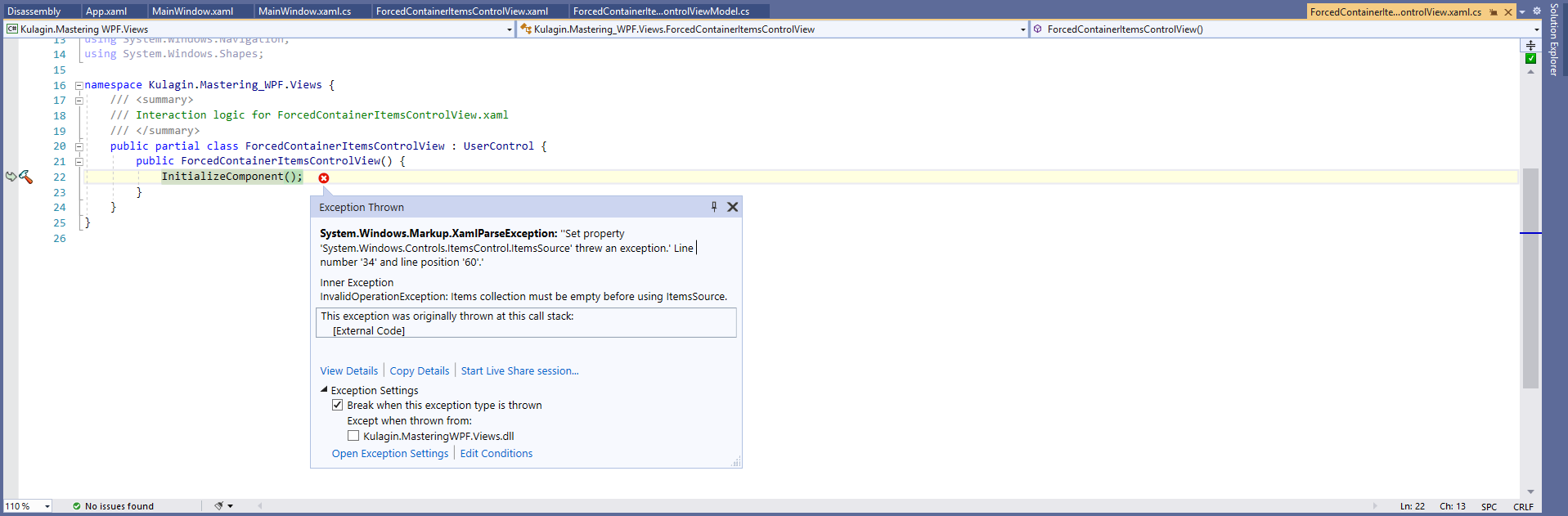 ForcedContainerItemsControl doesn't work · Issue #3 · PacktPublishing ...