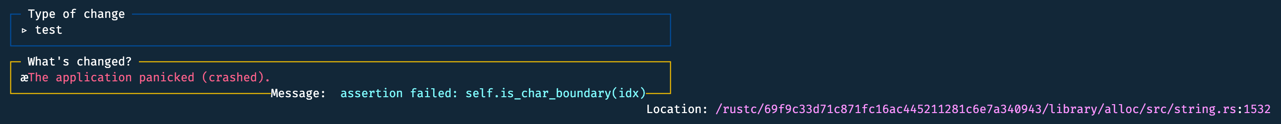 Conventional commit script crashes when typing Æ,Ø,Å · Issue #2227 · withfig/fig · GitHub