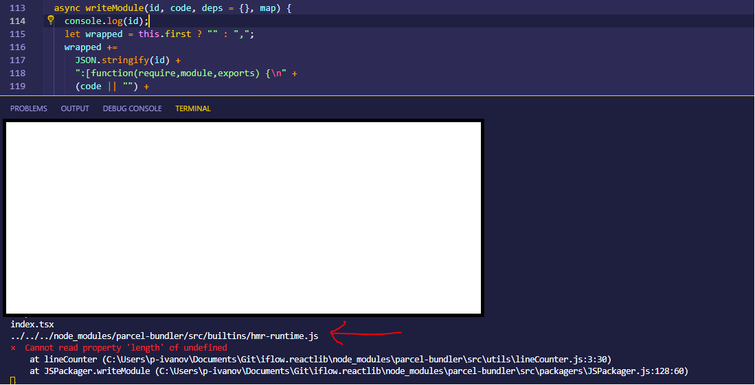 Cannot Read Property Length Of Undefined · Issue 2957 · Parcel Bundler Parcel · Github