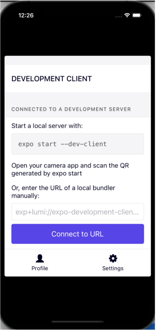 Expo Dev Client not showing in full height · Issue #15104 · expo/expo ...