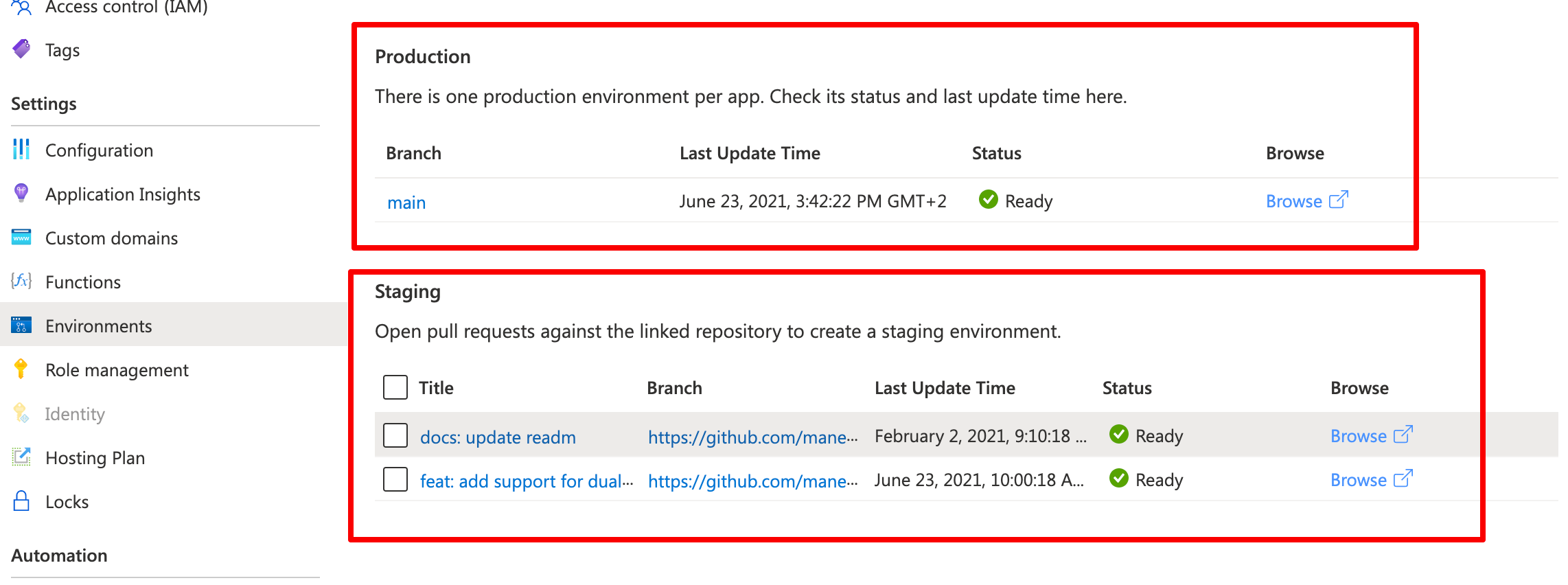 Ability to host multiple versions of an app e.g. an Angular App on ...