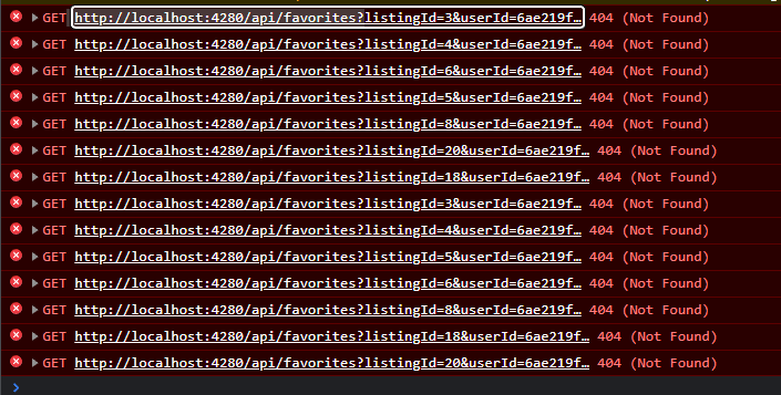 [Chore] add batch call to GET http://localhost:4280/api/favorites ...