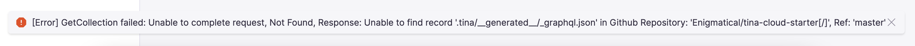 Difficult To Debug When Using Invalid Branch With Tina · Issue 2917 · Tinacmstinacms · Github