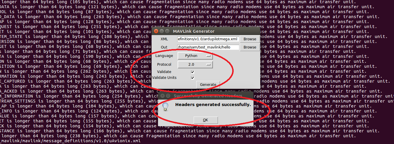 MAVLink Generator should only display valid language options for MAVLink 2 generation · Issue ...