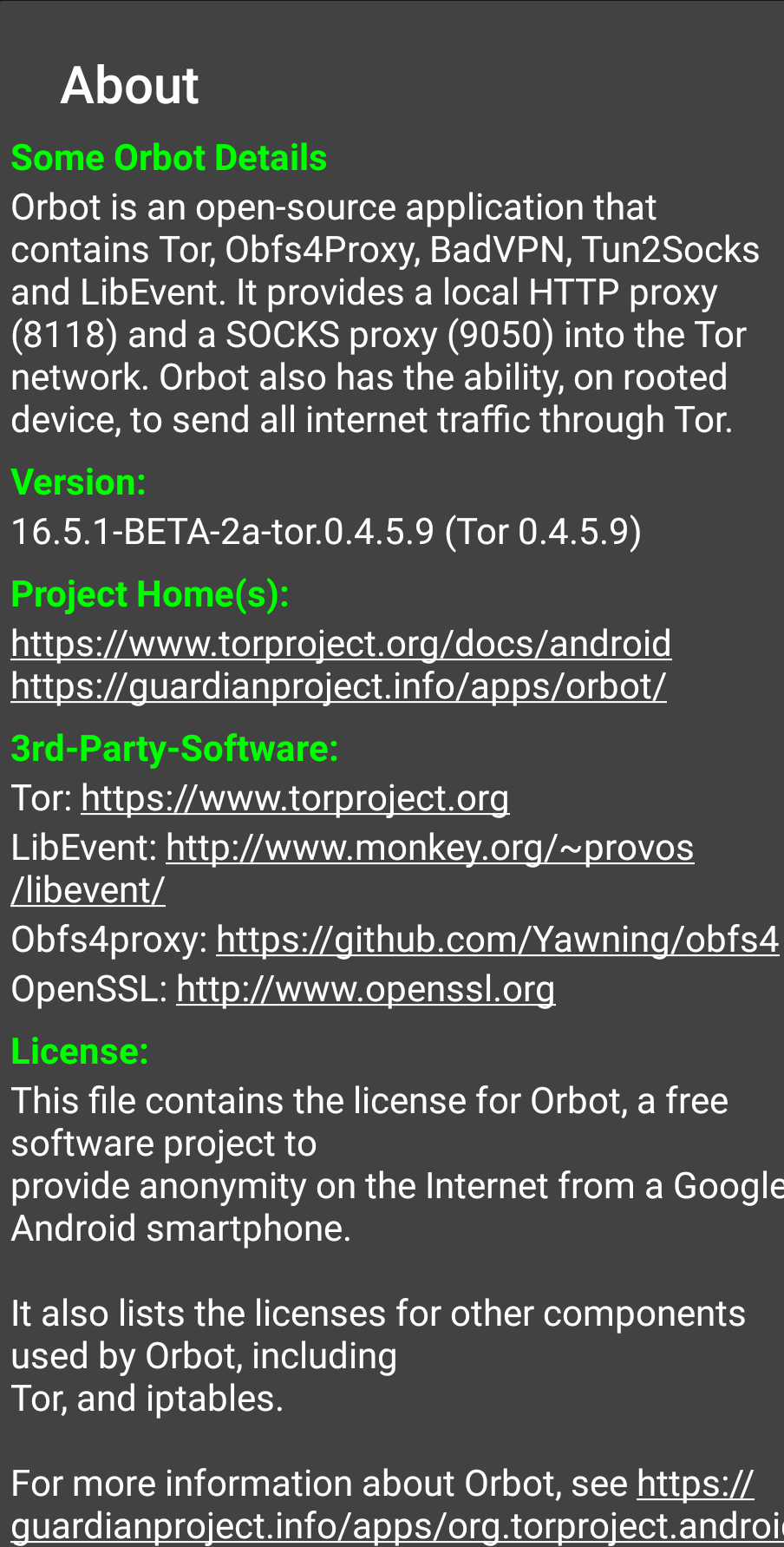 Orbot won't load past 5% · Issue #533 · guardianproject/orbot-android · GitHub