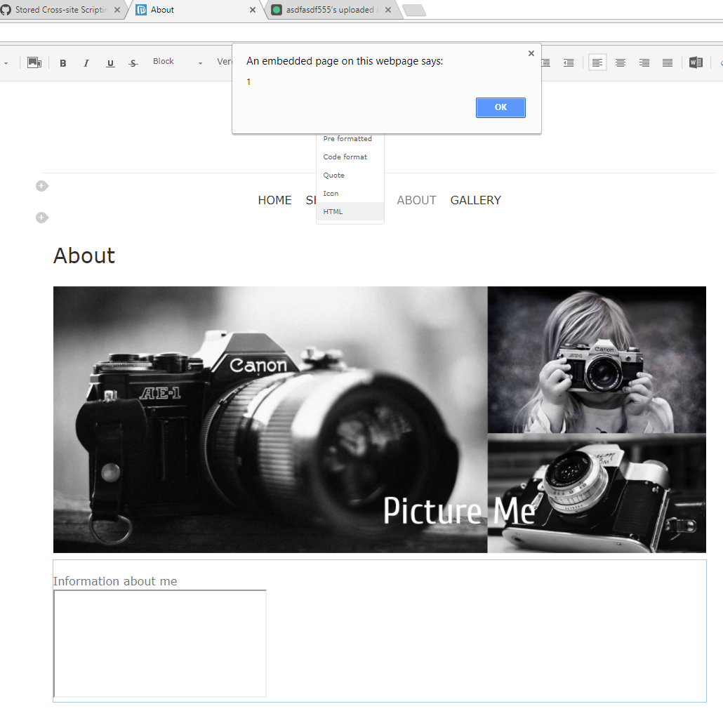 Stored Cross-site Scripting (XSS) · Issue #426 · microweber/microweber · GitHub