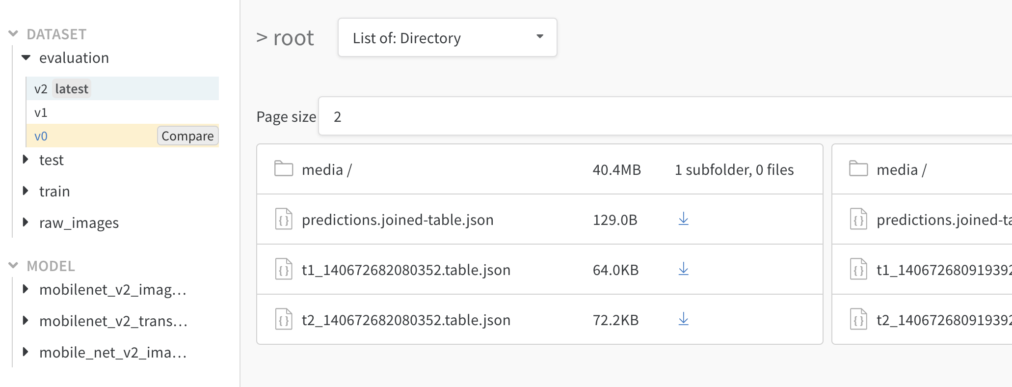 [Feature] Diff view for dataset artifact · Issue #2818 · wandb/wandb ...