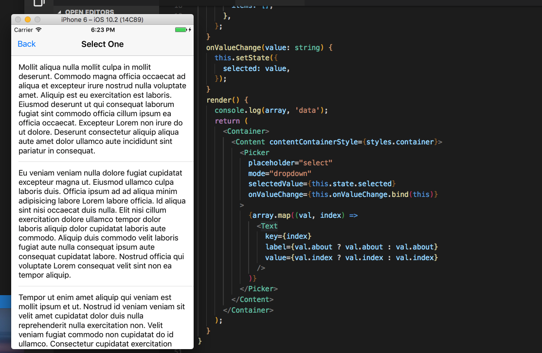 picker cropped text · Issue #959 · GeekyAnts/NativeBase · GitHub