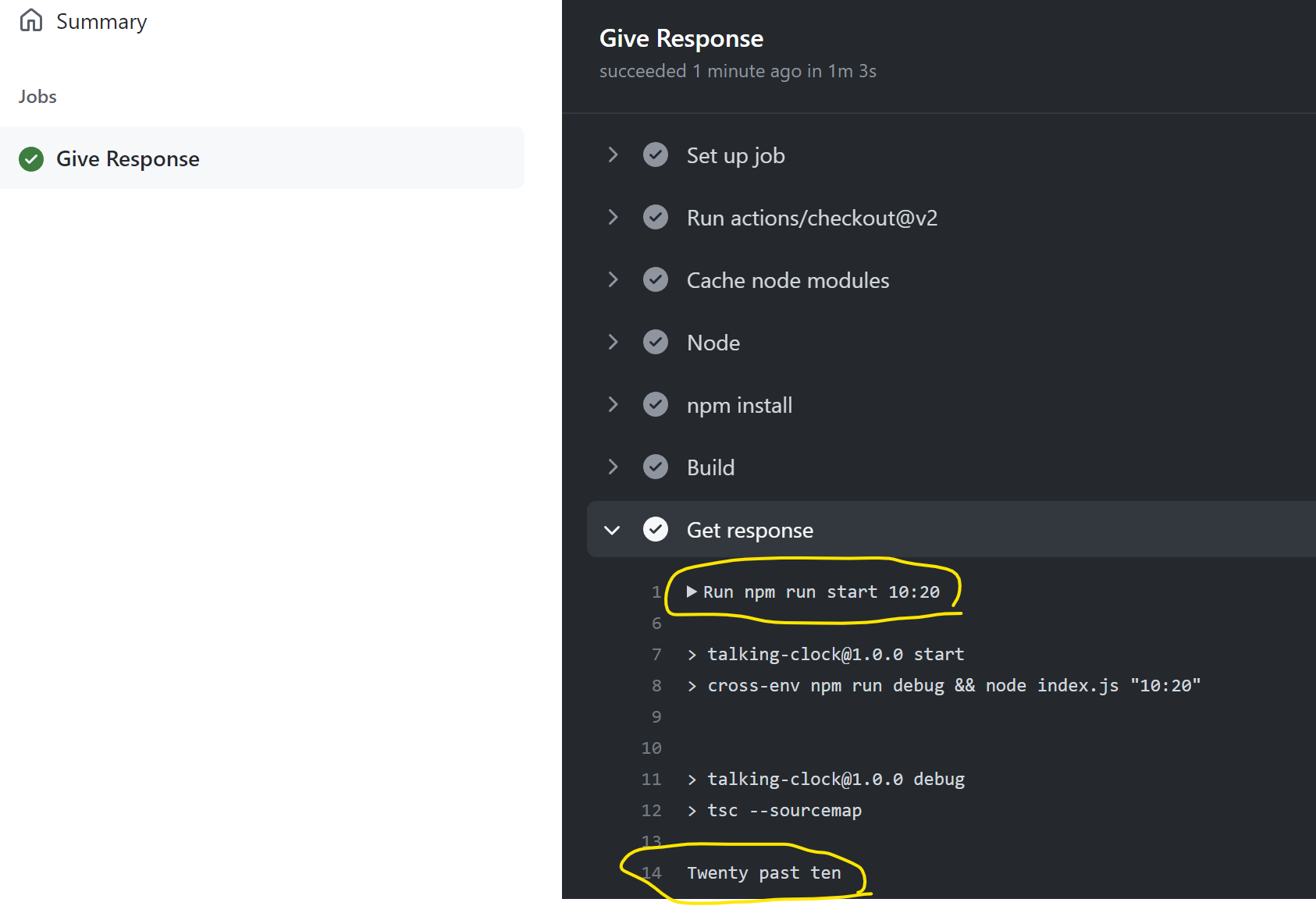 GitHub - tom-randell/talking-clock: returns the current time using ...