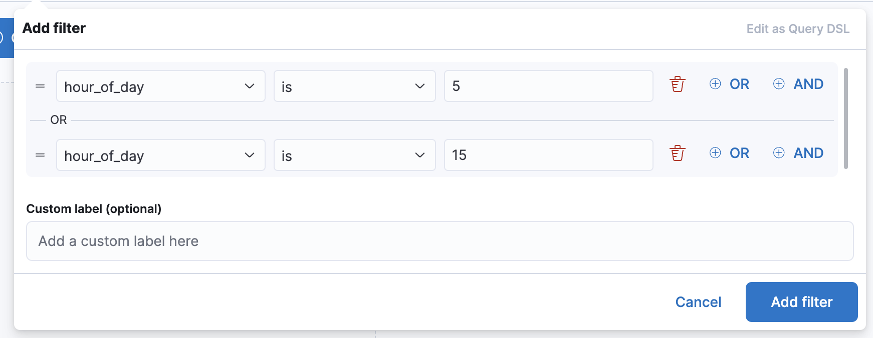 [Unified search] Enable the Edit as query DSL for complex filters · Issue #144601 · elastic ...