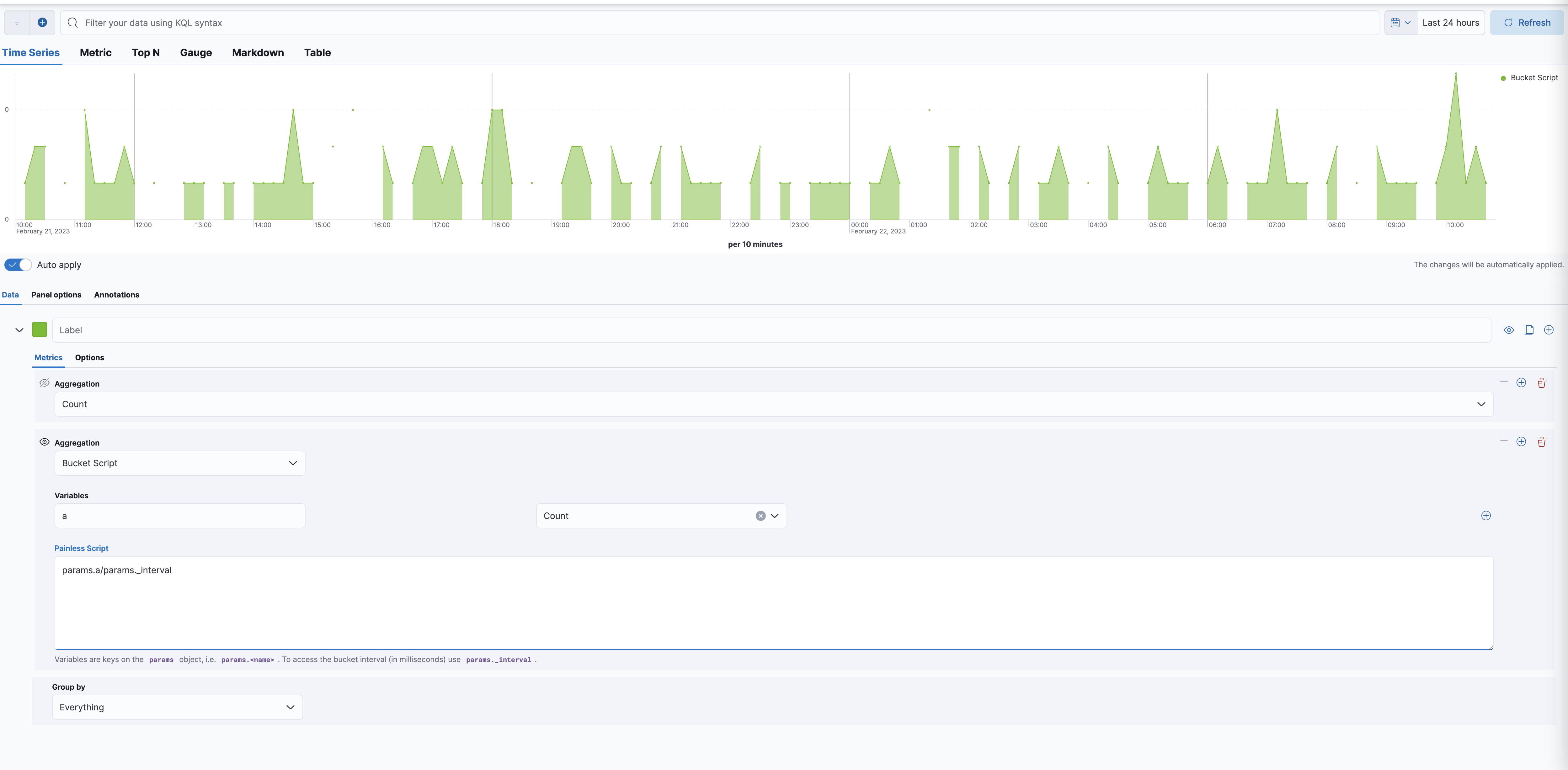 Kibana Bucket Script at Luca Schonell blog