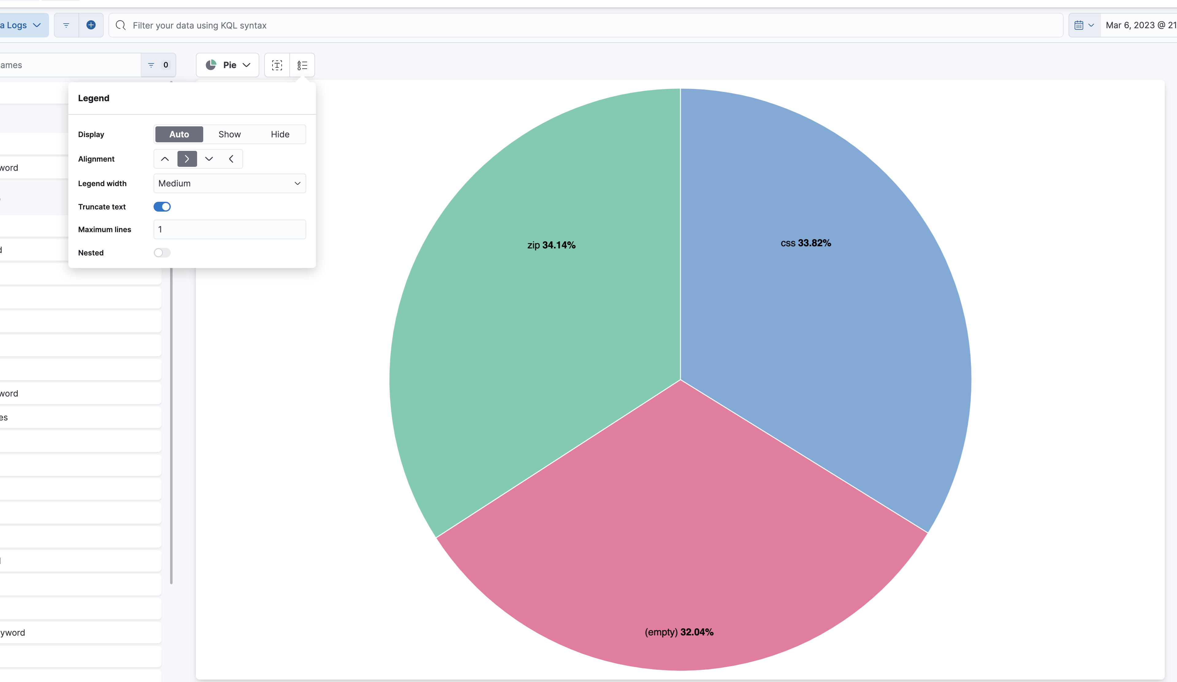 Auto config for legend on classic pie chart converted in lens makes legend disappear · Issue ...